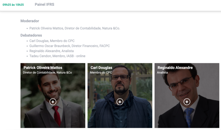 Painel IFRS: tradicional Encontro de Contabilidade da Abrasca ...